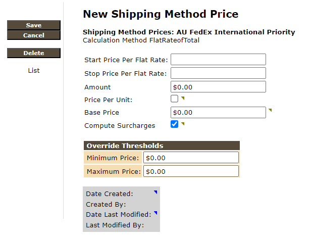 Shipping Methods | ByDesign Technologies KB